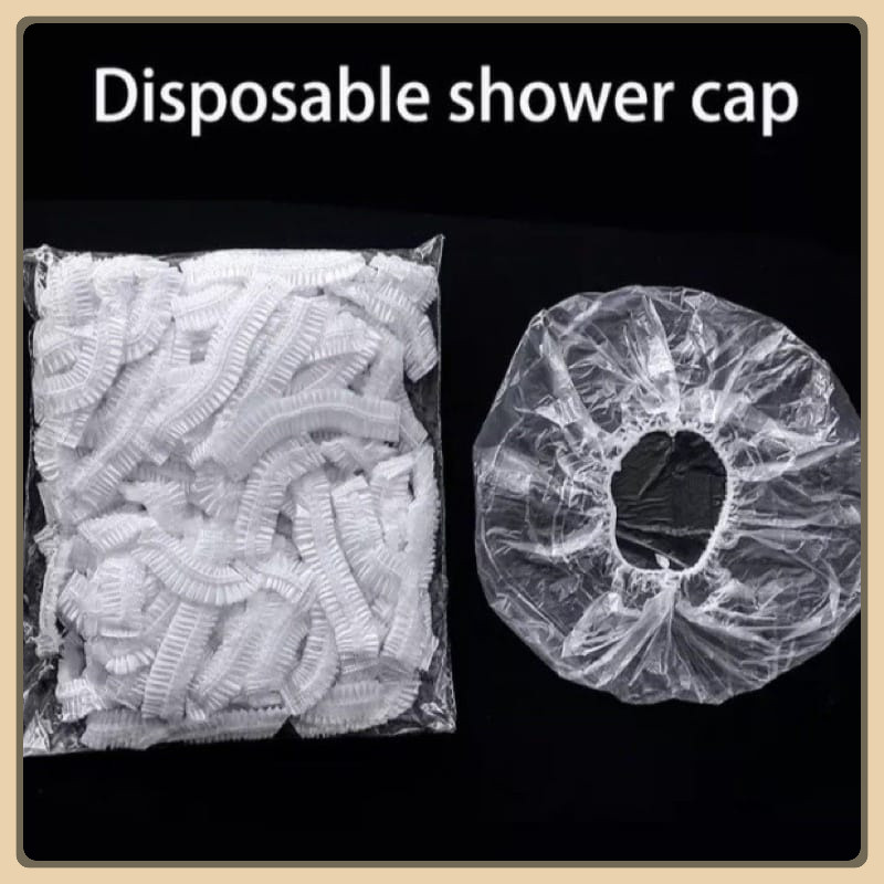 Jual 【Ready】100pcs/Set Shower Cap Sekali Pakai / Hair Mask / Topi Mandi ...