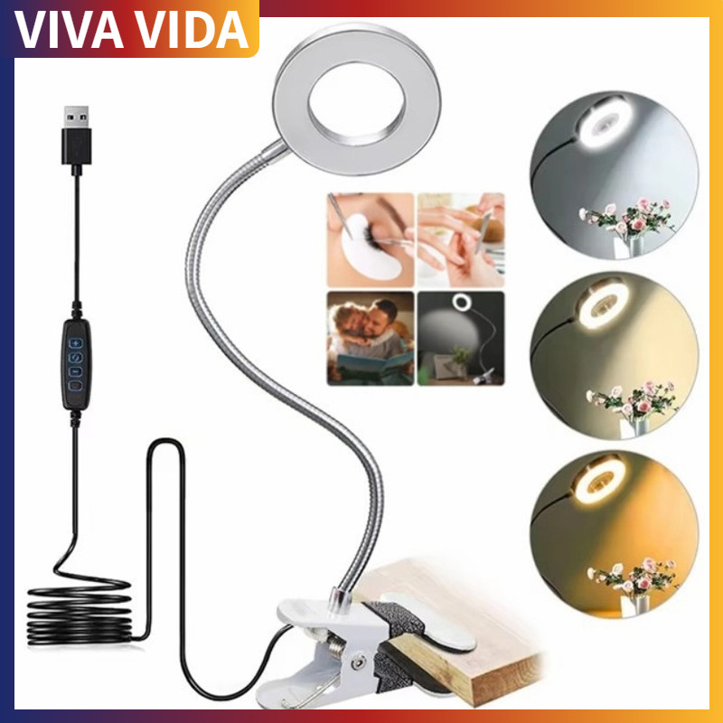 Jual Lampu Meja Belajar Led Jepit Lampu LED Clip Klip Pemasangan ...