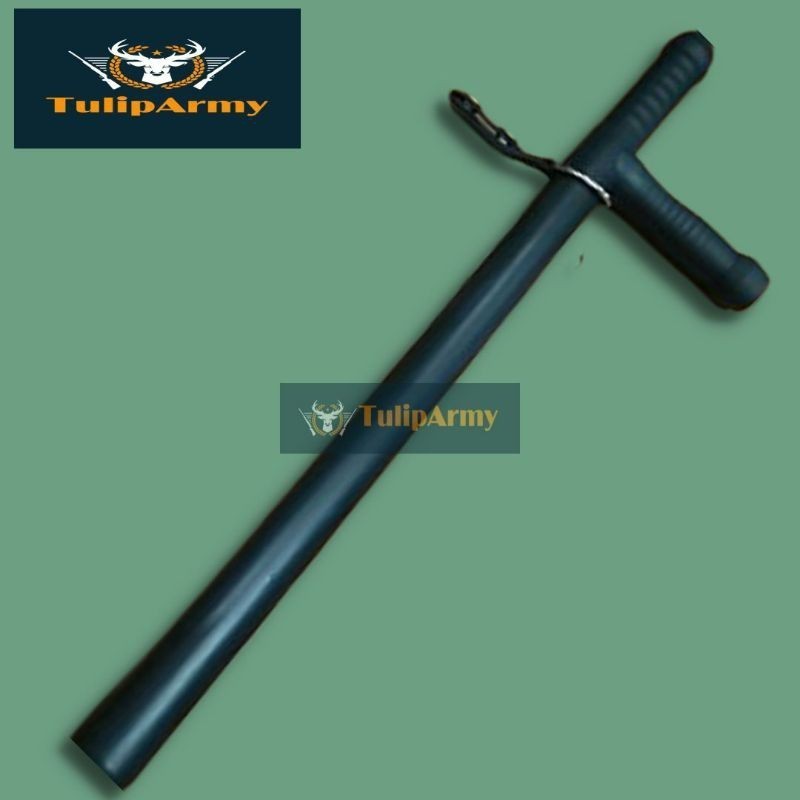 Jual KENTES - PENTUNGAN SATPAM SECURITY Tongkat satpam hitam/putih ...