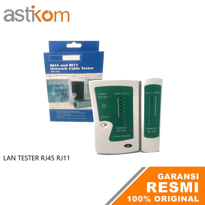 Jual Lan Tester RJ45 RJ11 Network Cable Tester With Baterai | Shopee ...