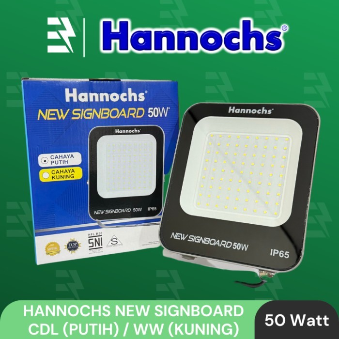 Jual Lampu Sorot LED Flood Light Hannochs New Signboard 10W, 20W, 30W ...