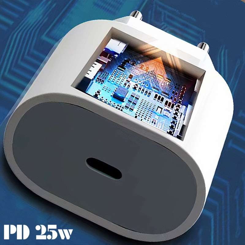 Jual Adapter Batok Charger Colokan Type c PD 25W Max For IP All Tipe ...