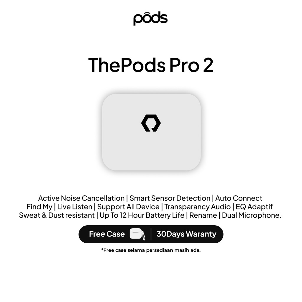 Jual [best Seller] Thepods Pro 2nd Generation 2024 With H2 Chip