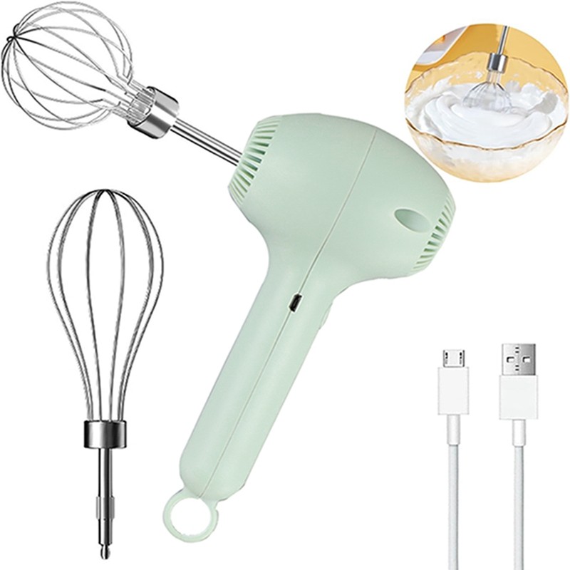 Jual Wireless Portable Electric Food Mixer Automatic Whisk Dough Egg ...