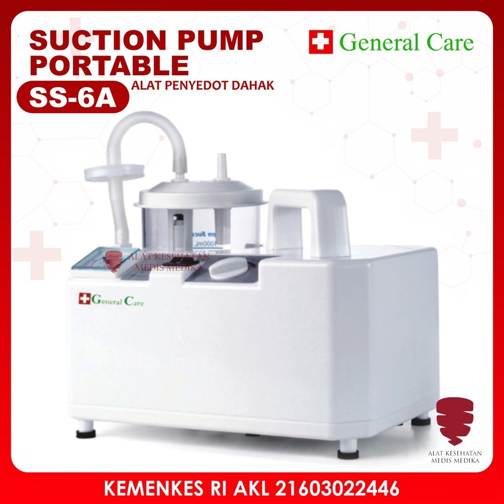 Jual Suction Pump Portable SS-6A General Care Alat Bantu Penafasan Alat Sedot Dahak | Shopee ...