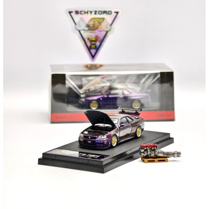 Jual Cool Art Nissan GT-R R34 R-Tune Nismo Japan Open Hood Trunk ...
