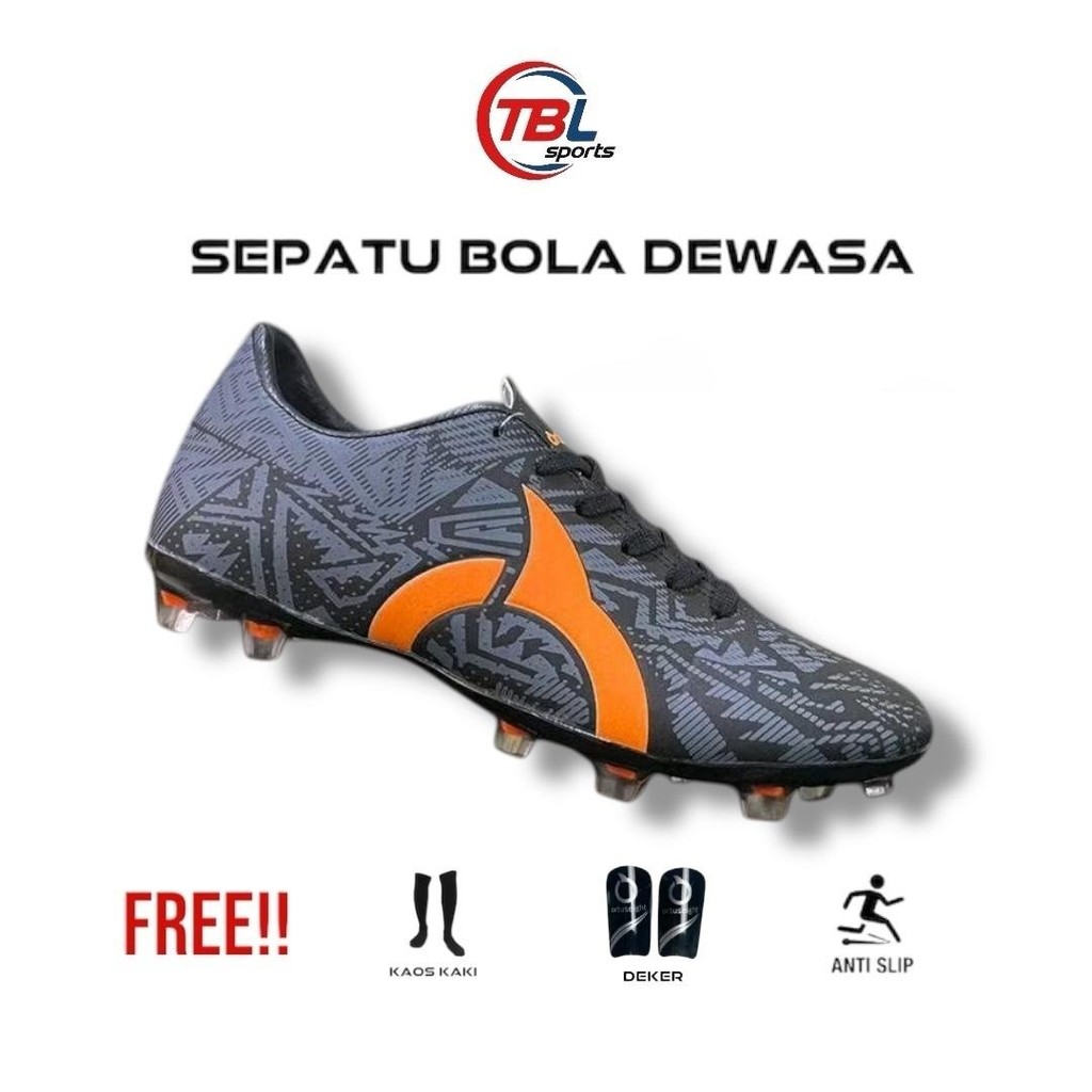 Jual TBL Sport - Sepatu Bola Ortus Jagung Hitam Boots - Model Terbaru ...