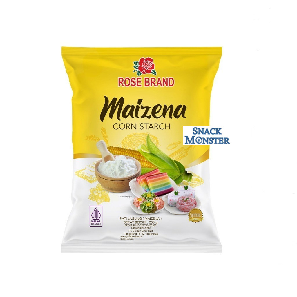 Jual Tepung Maizena Rose Brand - Netto 250 gr | Shopee Indonesia