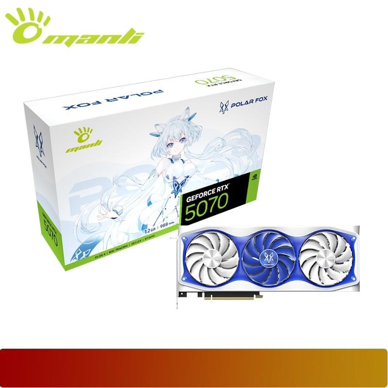 Jual MANLI Polar Fox GeForce RTX 5070 OC 12GB GDDR7 | Shopee Indonesia