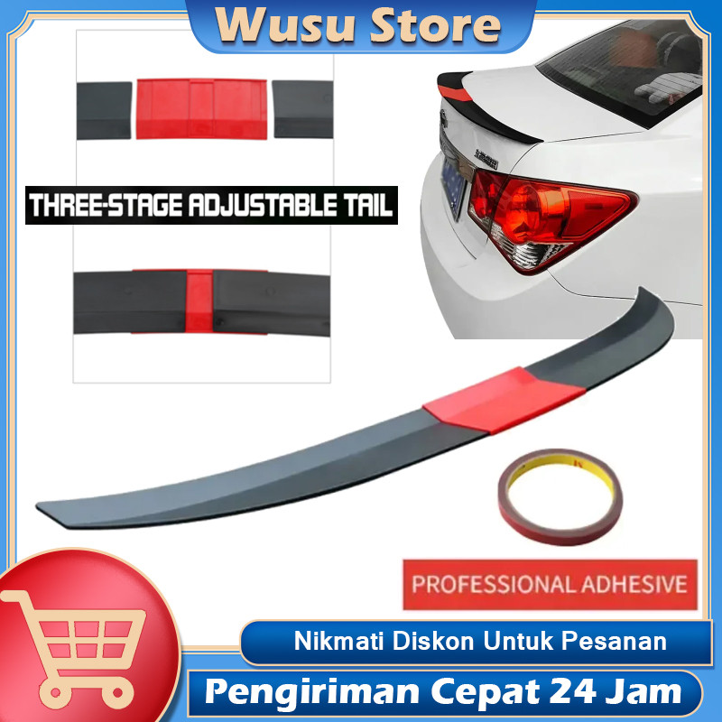 Jual Rear Spoiler Wing Extension Spoiler Adjustable Mobil Universal ...