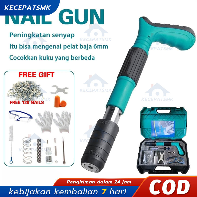 Jual Alat Mesin Tembak Paku Beton / Paku Tembak Beton Baja / Alat Paku ...