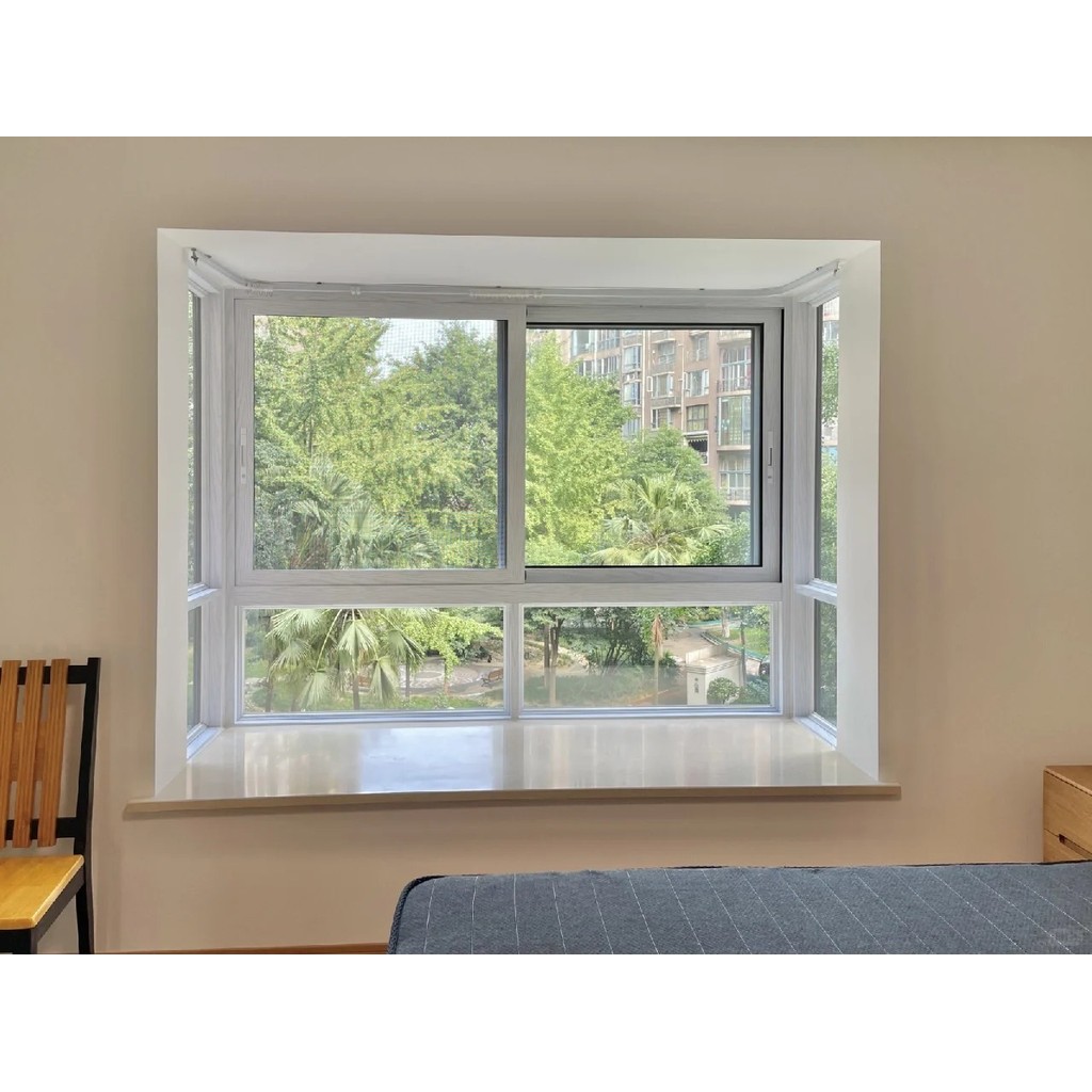 Jual Sixinalu Powder Coated Burglar Proof Thermal Break Sliding Windows ...