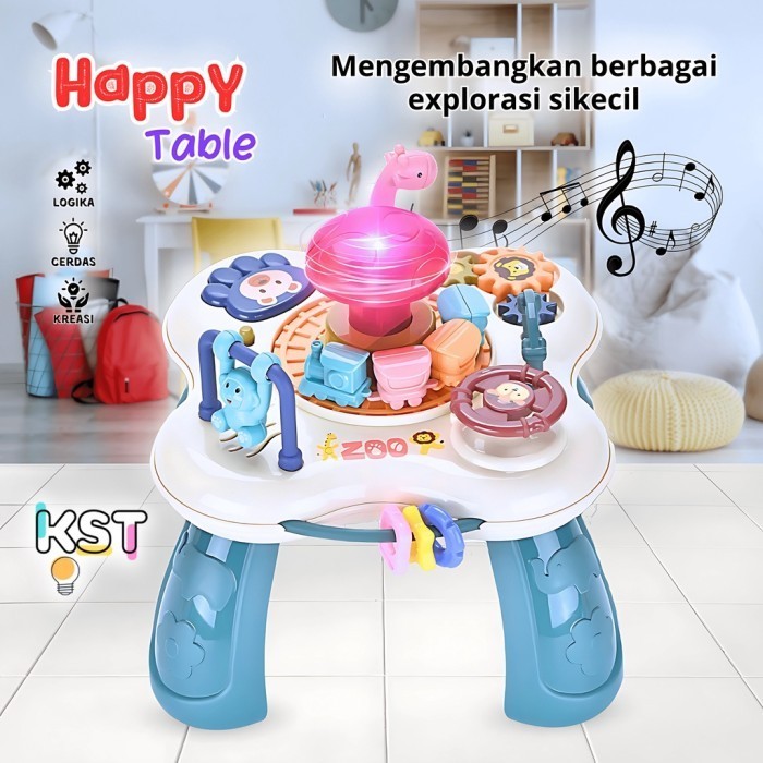 Jual "D.LTA" - SALE Happy Zoo Table | Mainan Stimulasi Anak 1 Tahun ...