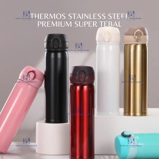 Jual SUPER OBRAL! Tumbler Botol Minum Kantor Stainless Steel Termos ...
