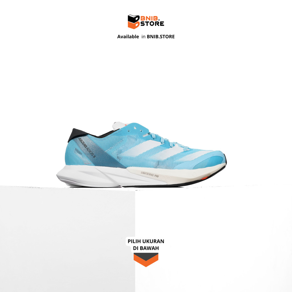 Jual Sepatu Lari adidas W Adizero Adios 8 Light Aqua [HQ4656] Original ...