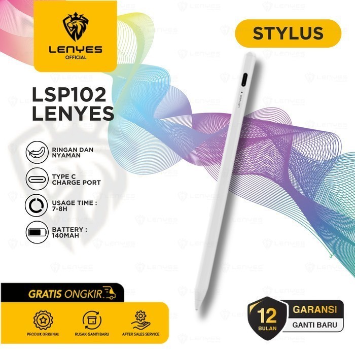 Jual LENYES LSP102 ACTIVE STYLUS PEN 2 IN 1 MODES ANTI-MISTOUCH ...