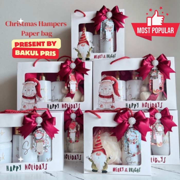 Jual Christmas Hampers 2024 Gift Natal Hampers NatalBotol Sabun Set ...