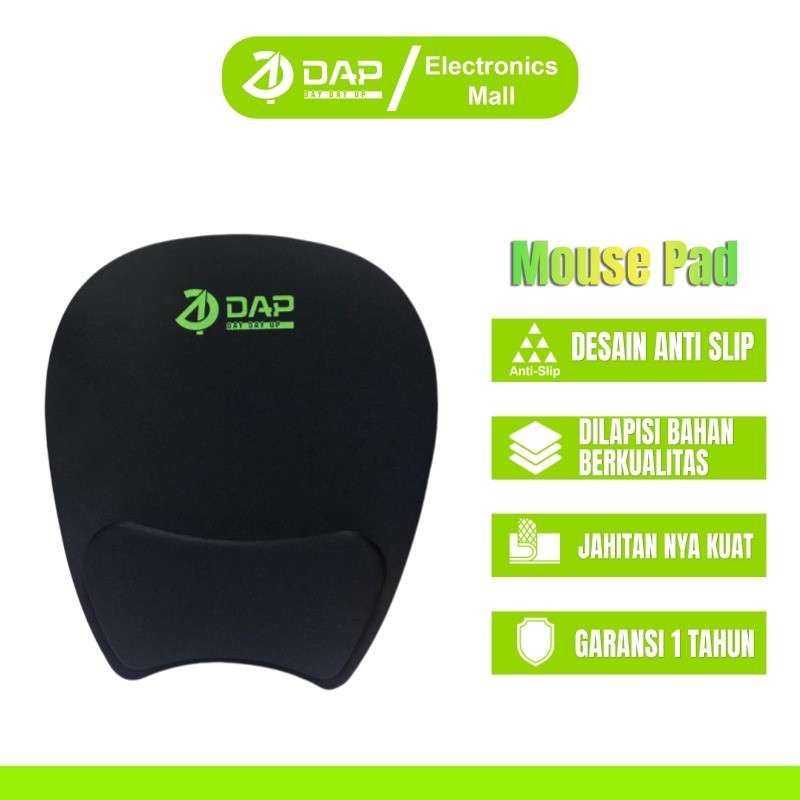 Jual DAP MP-022 Mouse Pad Gaming Polos 18x22 – Standar Anti-Slip untuk ...