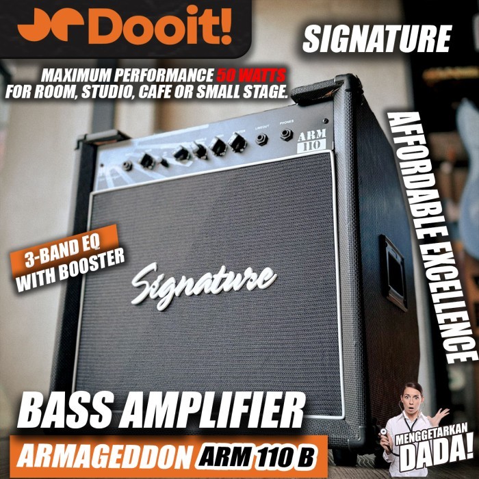 Jual SIGNATURE ARM-110B / ARM 110 B Armageddon Ampli Studio Bass ...