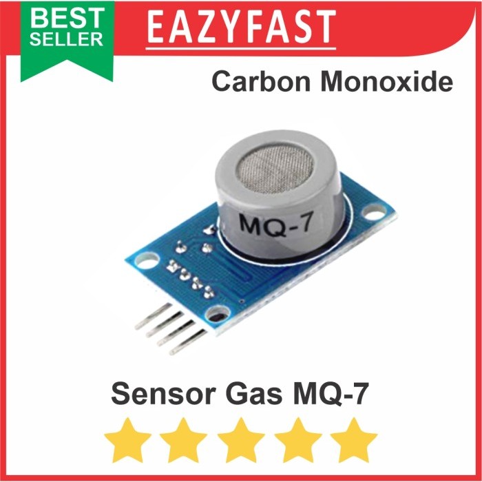 Jual MQ-7 MQ7 Sensor Gas Carbon Monoxide Karbon Monoksida CO Module ...