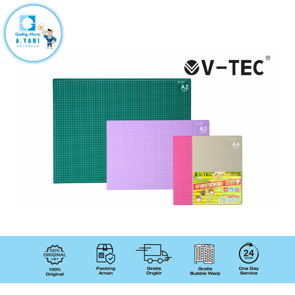 Jual VTEC CUTTING MAT VT-4530 UKURAN A3 | Shopee Indonesia