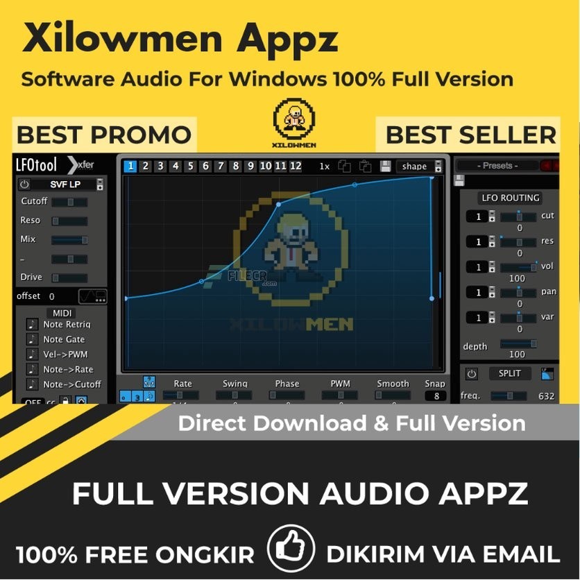 Jual [Full Version] Xfer Records LFOTool Pro Lifetime Audio Software ...