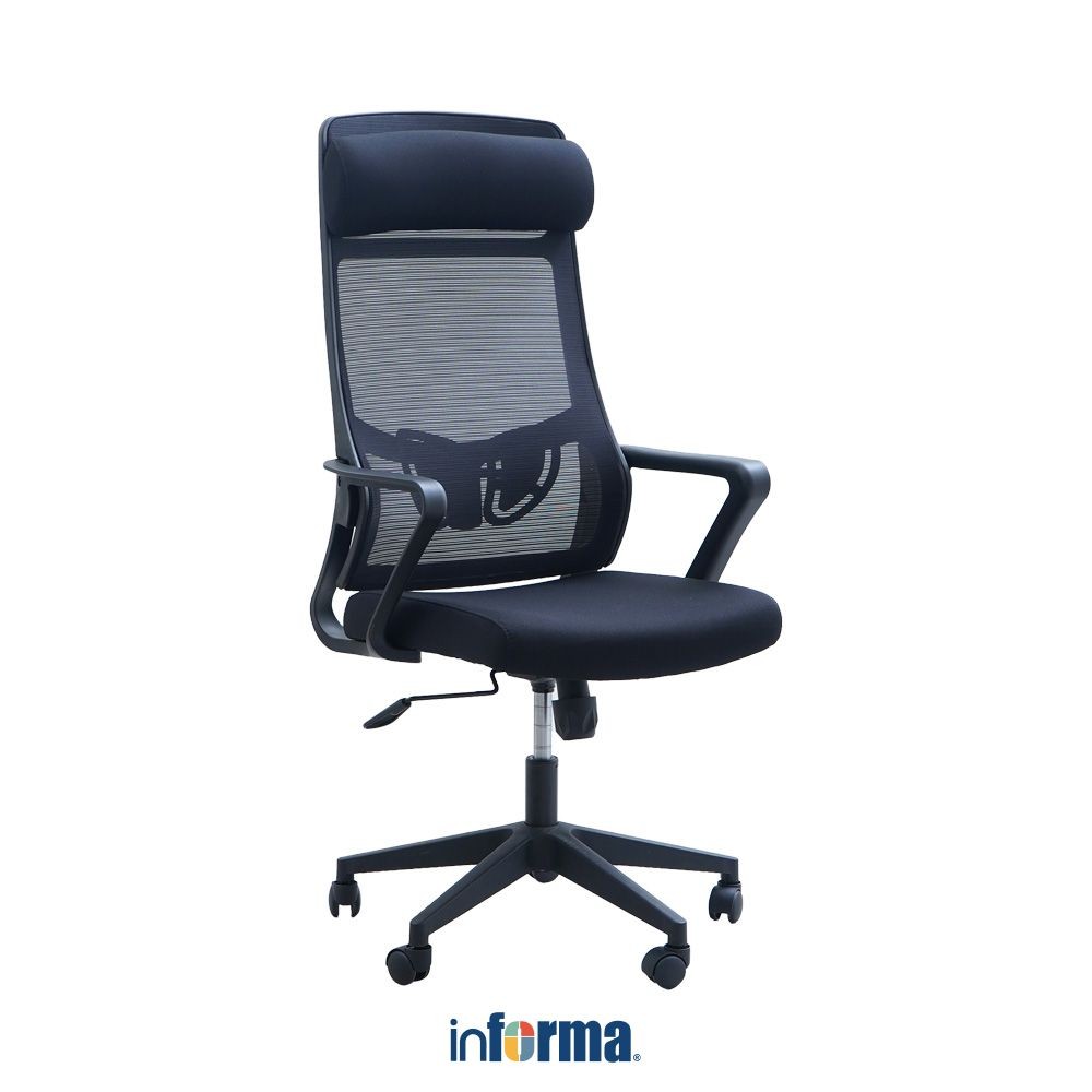 Jual Informa Zilton Kursi Kantor Sandaran Tinggi - Hitam Tempat Duduk ...