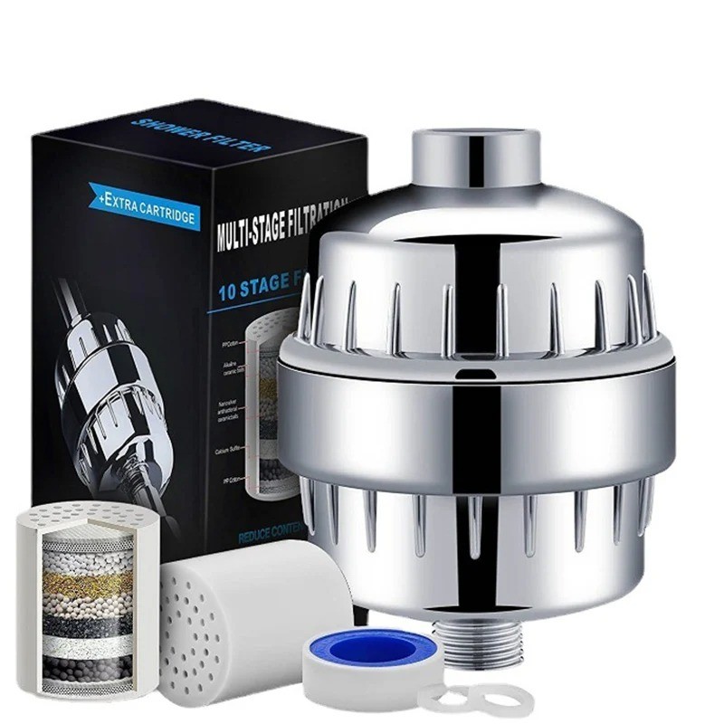 Jual 15-20 Stages High Output Shower Water Filter to Remove Chlorine ...