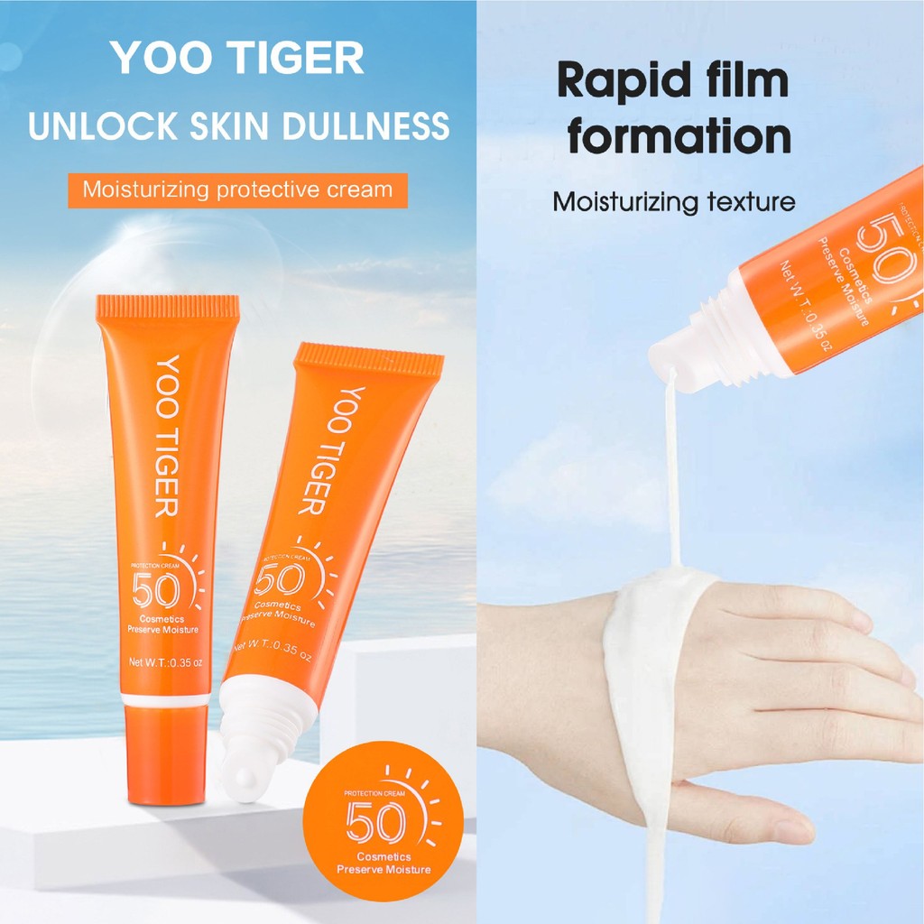Jual Yoo Tiger Sun Block SPF 50 Moisturizing Protection Cream Sunscreen ...