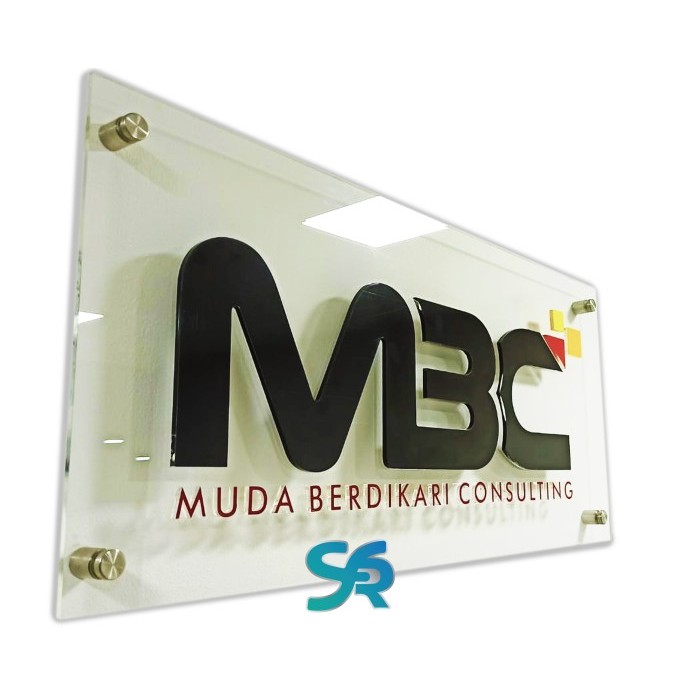 Jual papan nama akrilik | huruf timbul akrilik | logo huruf timbul ...