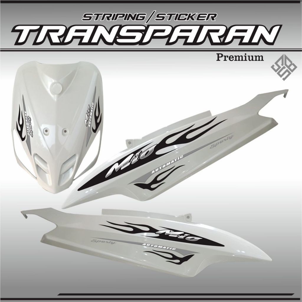 Jual Striping Mio Sporty - Sticker Yamaha Mio Sporty Variasi Transparan ...