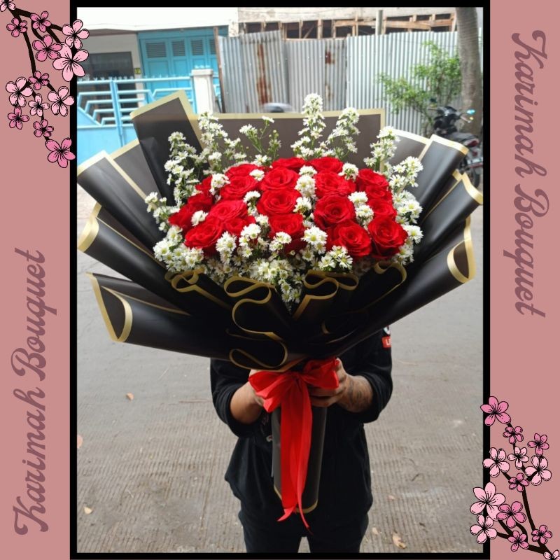 Jual KIRIM INSTANT! Fresh Flowers Bouquet Bandung Buket Bunga Wisuda ...