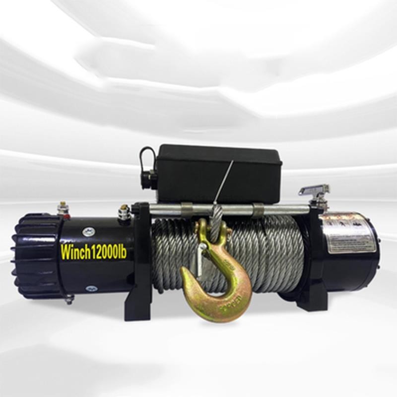Jual 12V Electric Crane Winch Portable Off-road Vehicle Self-rescue Car ...