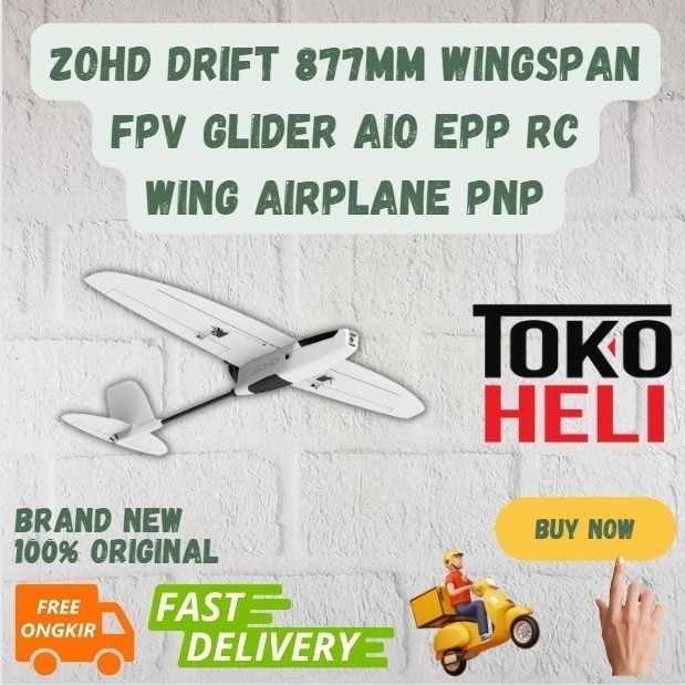 Jual ZOHD Drift 877mm Wingspan FPV Glider AIO EPP RC Wing Airplane PNP ...