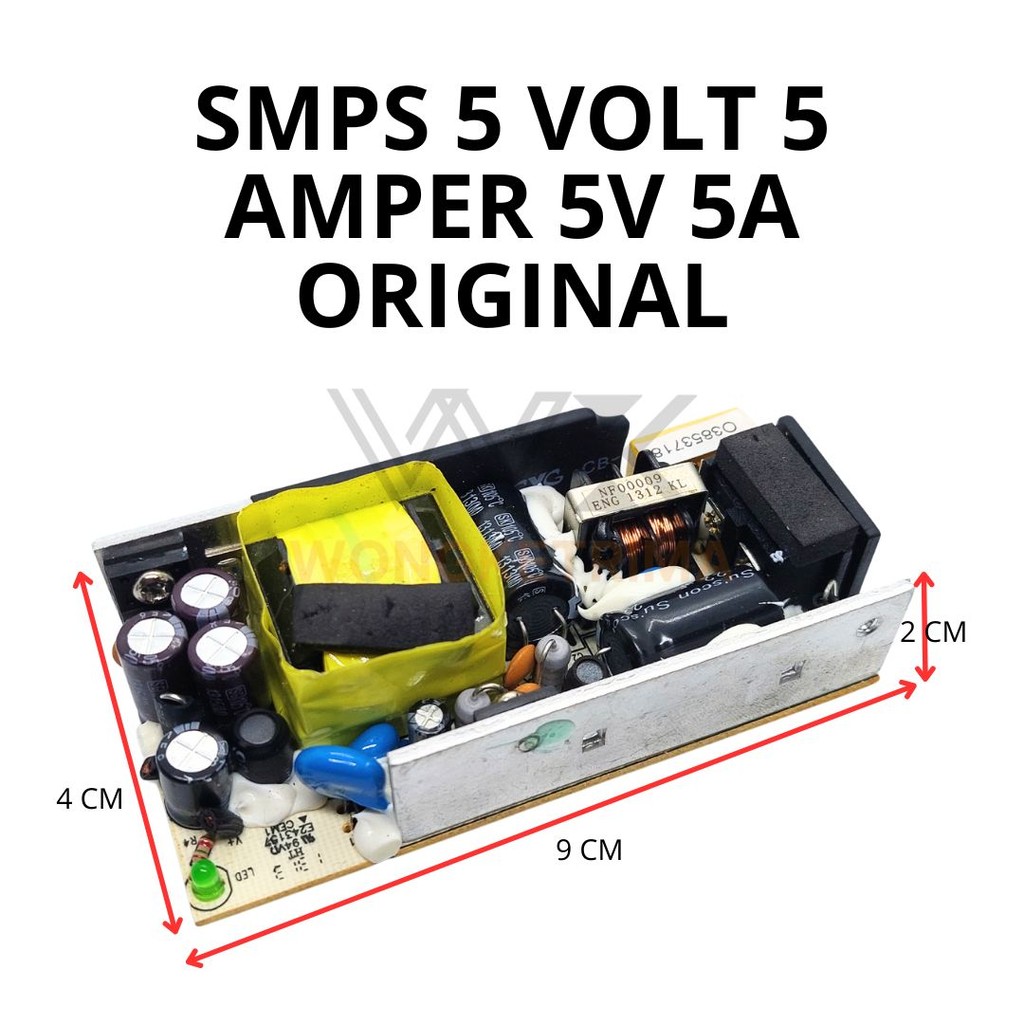 Jual SMPS 5 VOLT 5 AMPER 5V 5A ORIGINAL ADAPTOR 5VOLT 5AMPER | Shopee ...