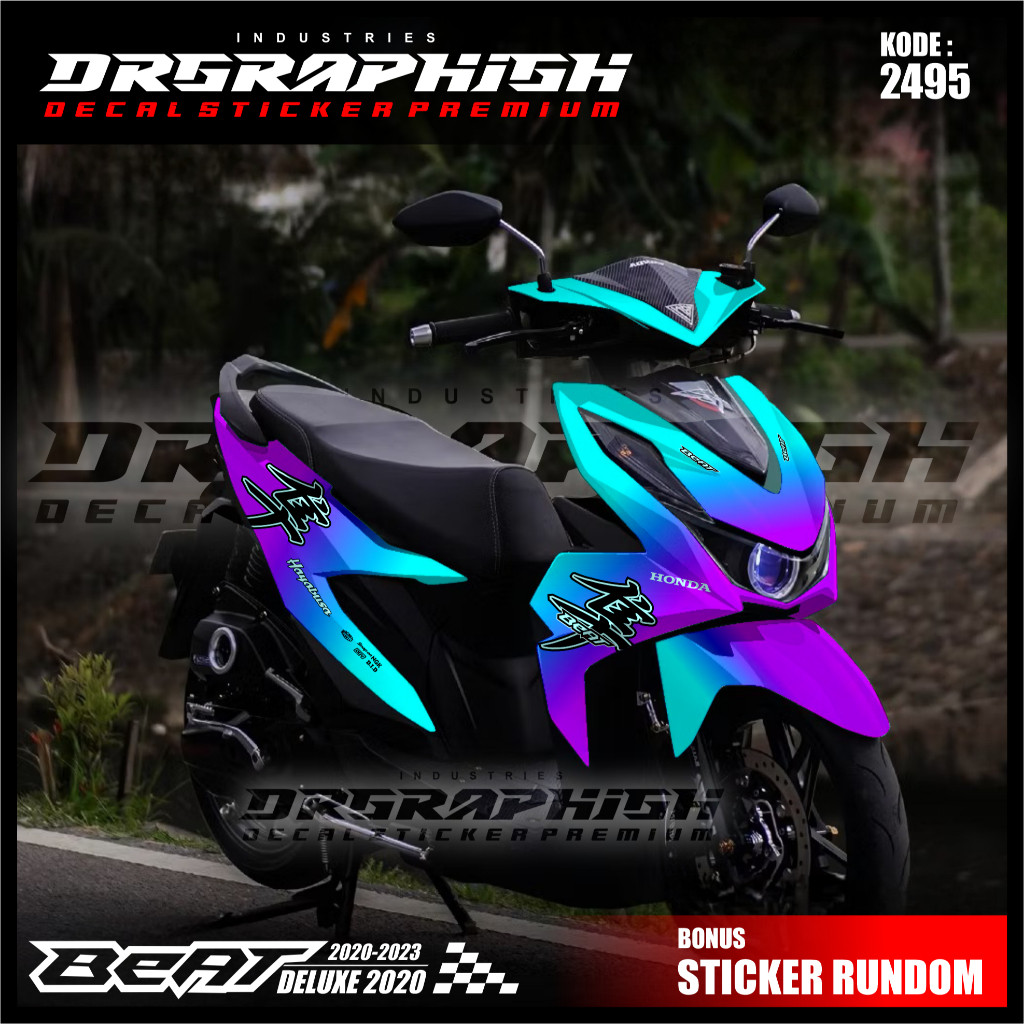 Jual TERBARU decal beat deluxe 2020-2023 stiker beat deluxe 2020-2023 ...