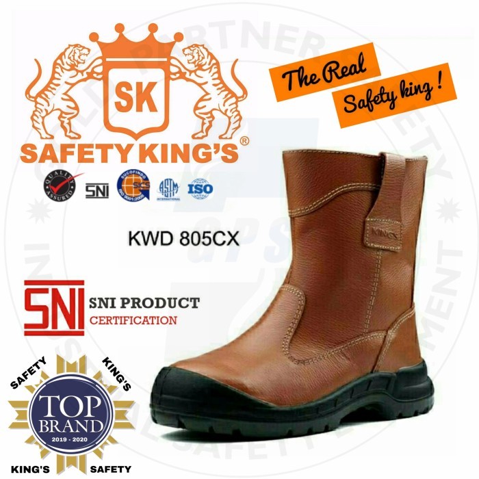 Jual sepatu safety KINGS KWD 805cx original safety shoes by safety ...
