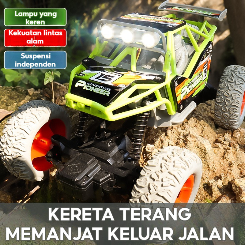 Jual Mobil Remote Control Alloy Off-Road Car Mainan RC Mobil Climbing Car 2WD Powerful Dengan ...