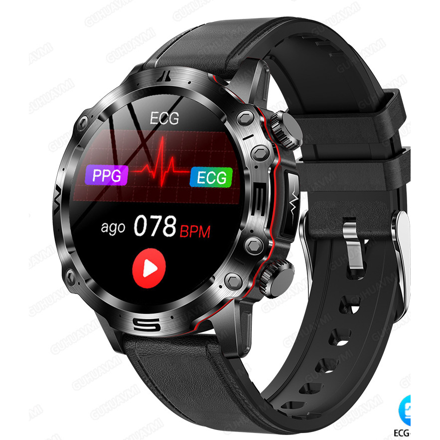 Jual 2024 AI Medical Diagnosis Smart Watch Bluetooth Call Blood Sugar ...