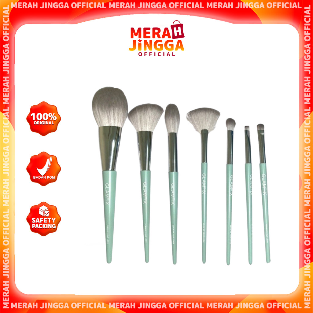 Jual Glamfix Flawless Brush Makeup Brushes | Merah Jingga Official ...