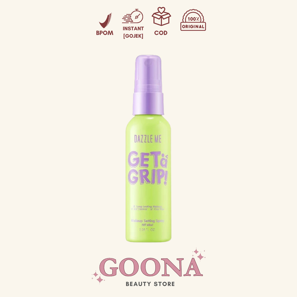 Jual Goona Beauty Dazzle Me Get A Grip Makeup Setting Spray 60 Ml ...