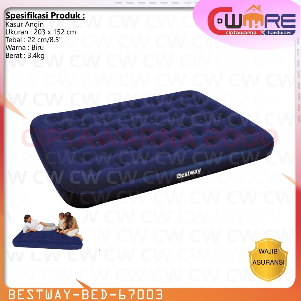 Jual Bestway 67003 Matras Kasur Angin Karet Size Queen Tempat Tidur ...