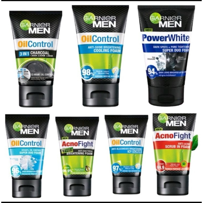 Jual PROMO GARNIER MEN FACIAL FOAM PENCUCI MUKA 100ML | Shopee Indonesia