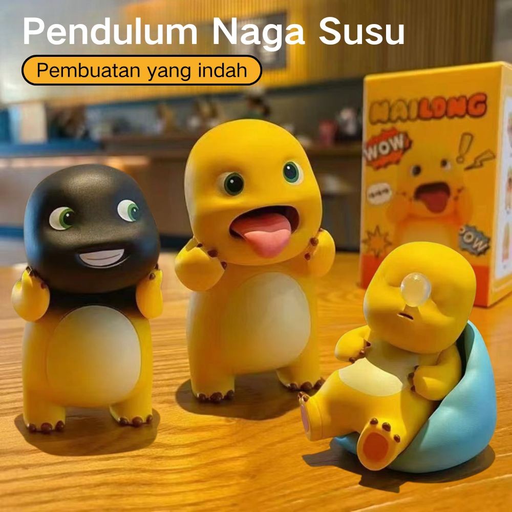 Jual Nailong Dino Kuning Original Lucu Mini Figure Mainan Nailong ...
