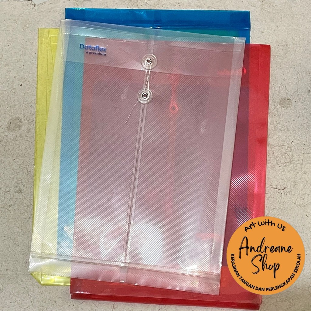 Jual Map Plastik Tali Ukuran F4 | Map Arsip F4 Tebal | Warna-Warni ...