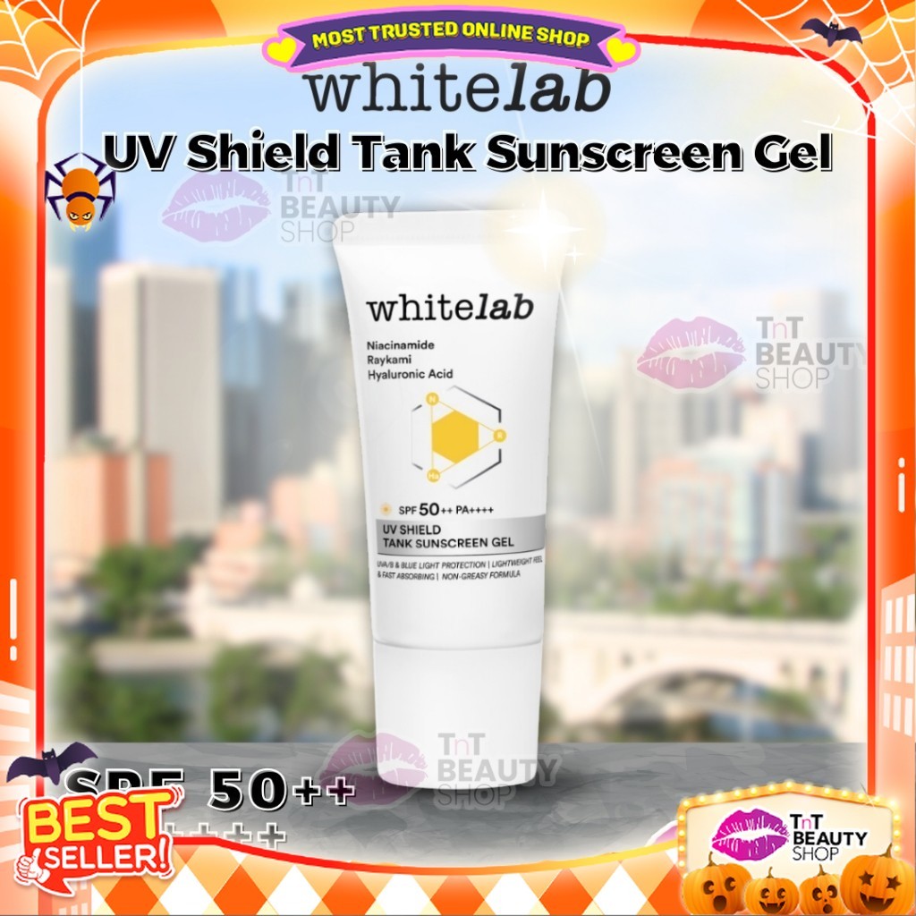 Jual Whitelab UV Shield Tank Sunscreen Gel SPF 50++ PA++++ | White Lab ...