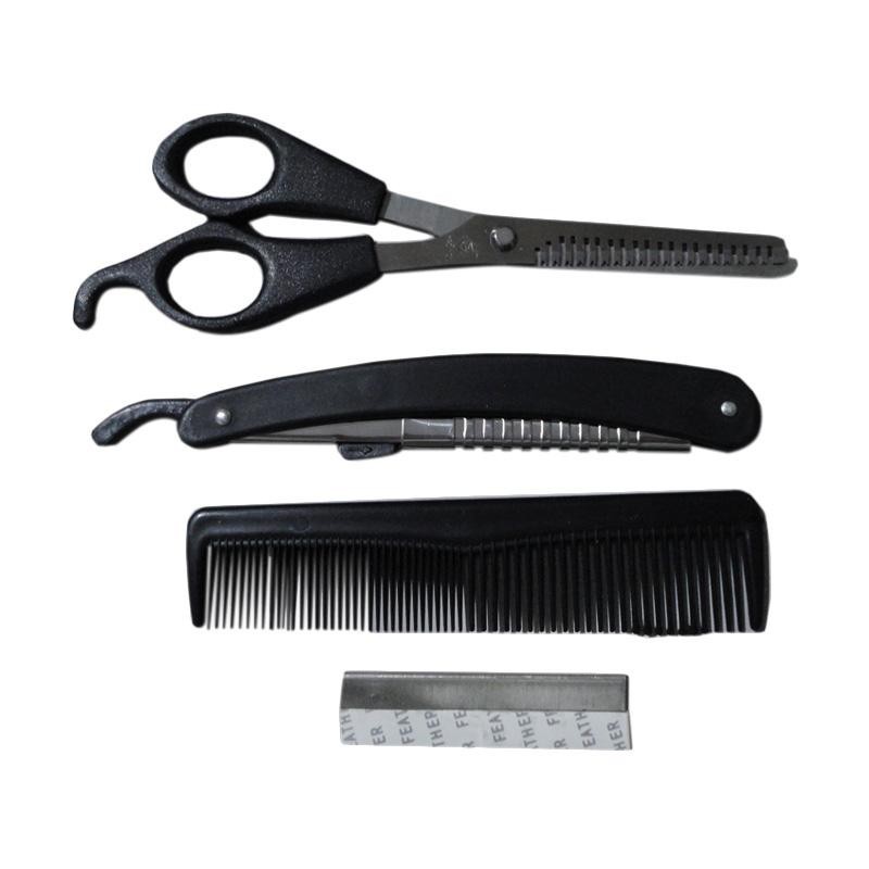 Jual GG SET ALAT GUNTING RAMBUT ISI 4 PCS GUNTING / PISAU SASAK / SISIR ...