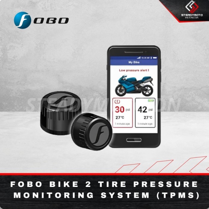 Jual FOBO BIKE 2 - BLUETOOTH TPMS FOR MOTORCYCLE SISTEM ALAT PEMANTAU ...