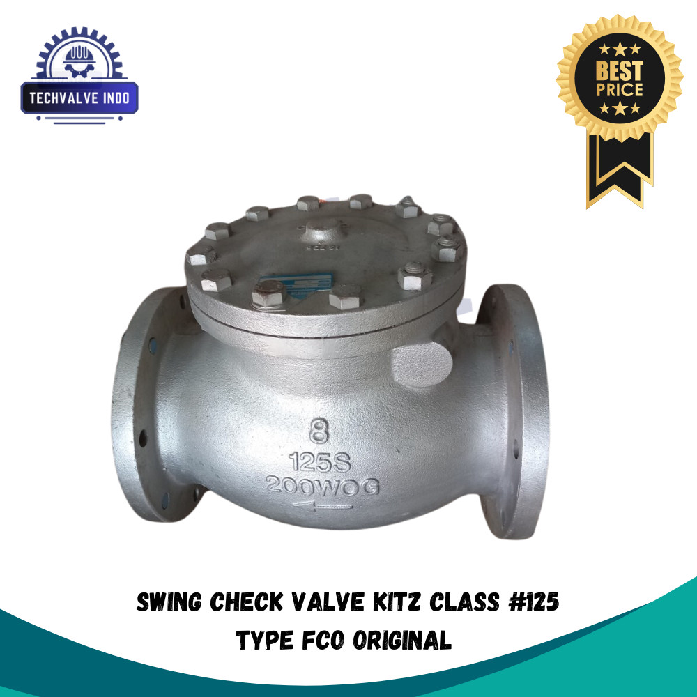 Jual SWING CHECK VALVE KITZ 5" INCH CLASS 125 TYPE FCO ORIGINAL ...