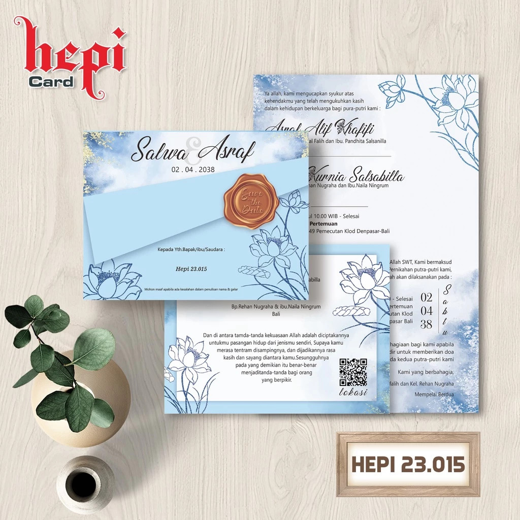 Jual BLANGKO BLANKO KOSONG UNDANGAN PERNIKAHAN MURAH HEPI 23.015 ...